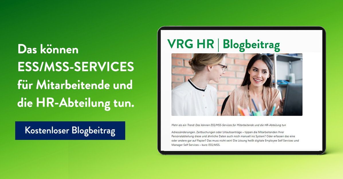 ESS/MSS-Services: Schnellere Prozesse für alle!